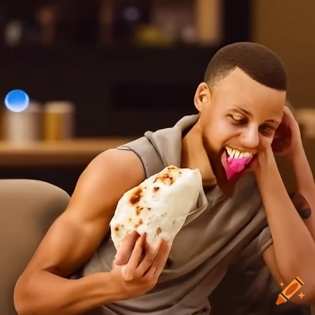 Steph Curry Eating