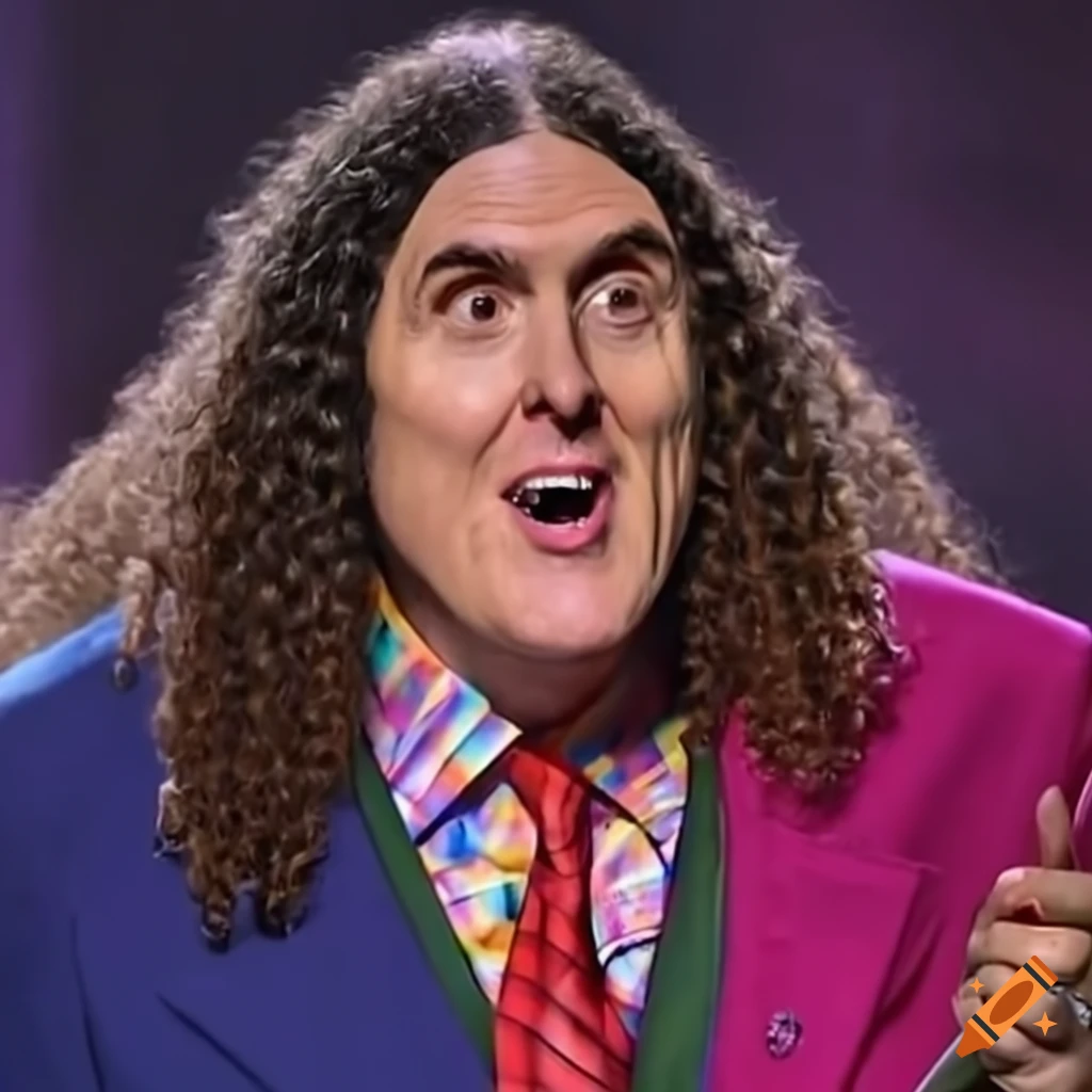Weird al yankovic singing, leonardo divinci style on Craiyon