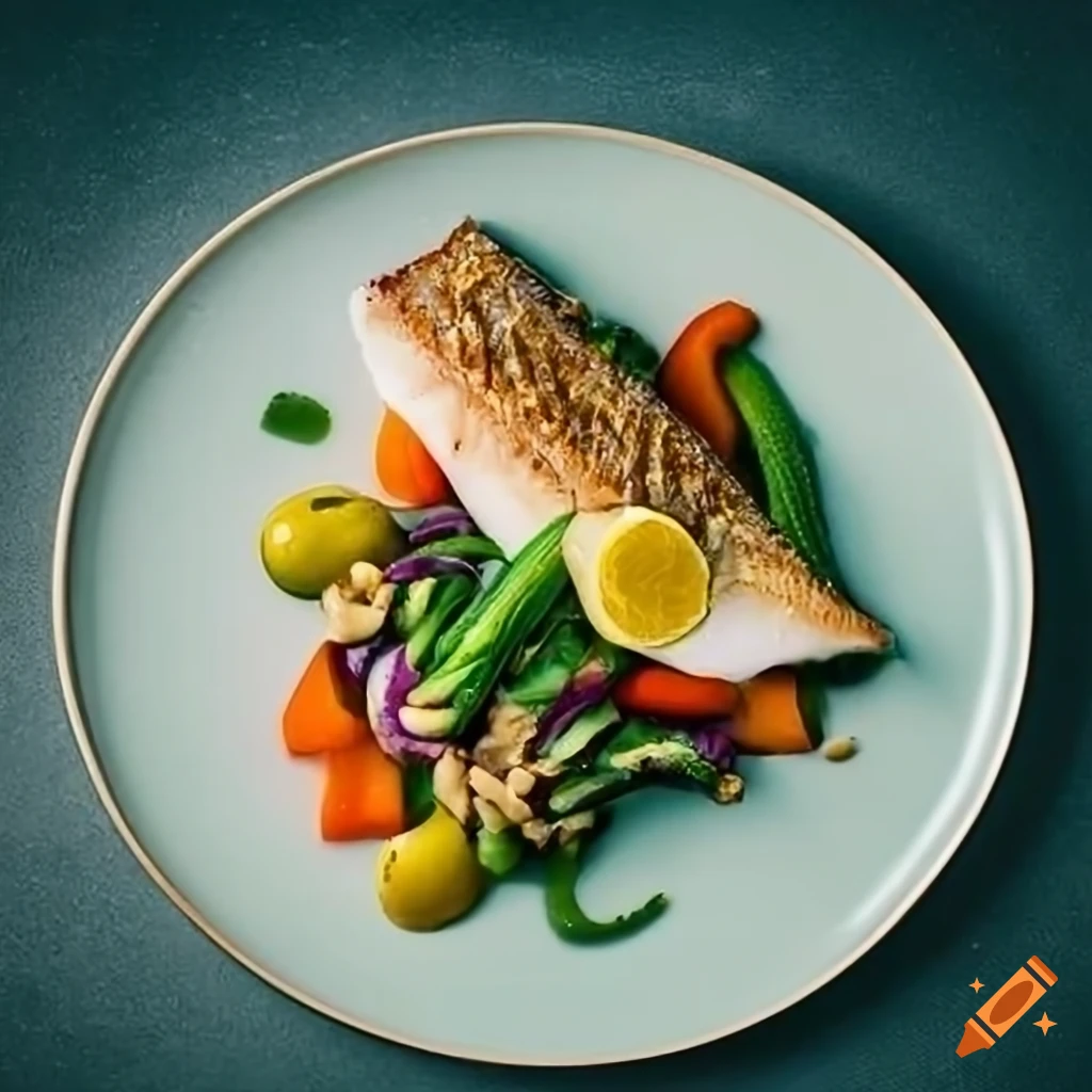 A photograph of the cooking recipe: skinless sea bass fillets in a nut ...