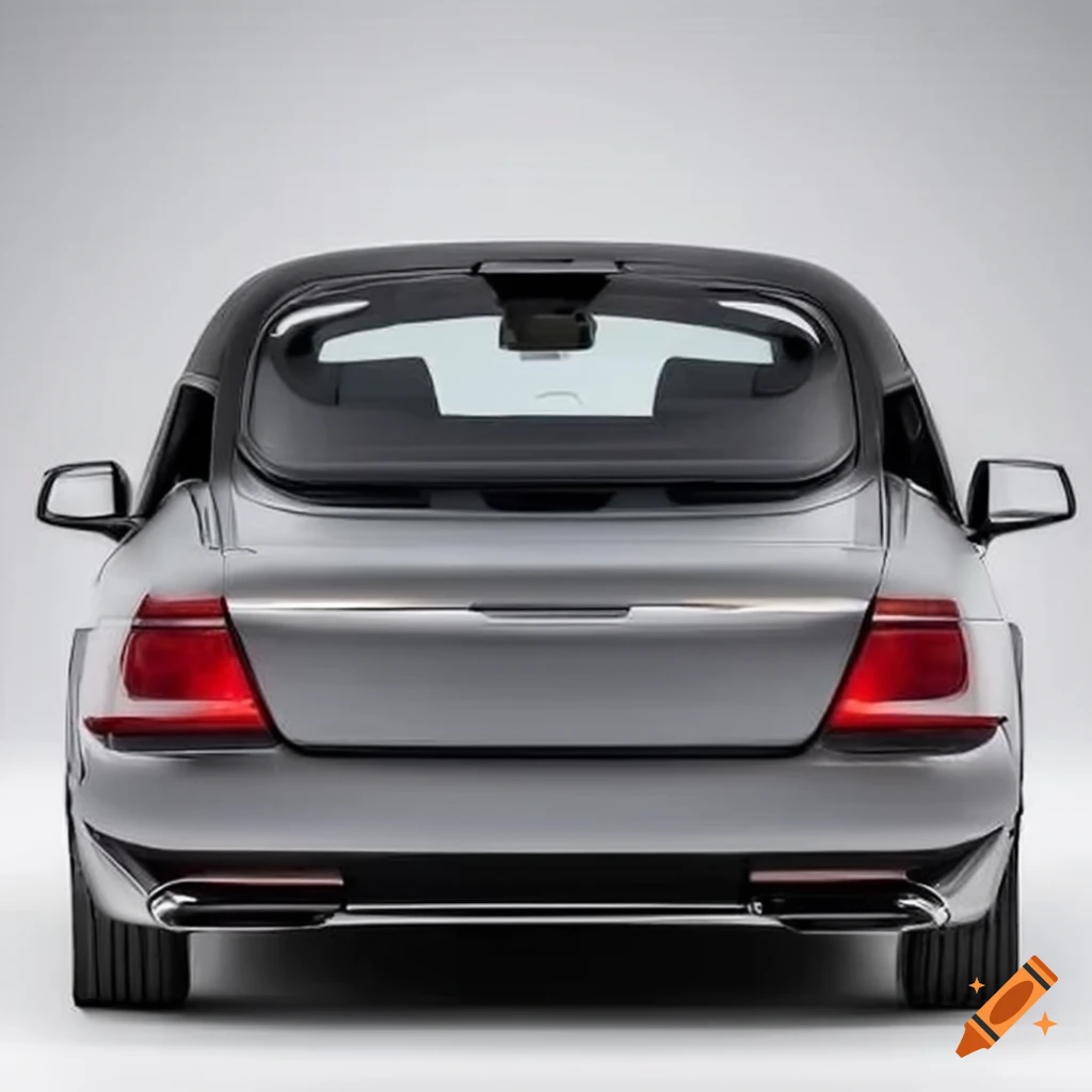 A full picture of a saab 900 of 2023 with white background