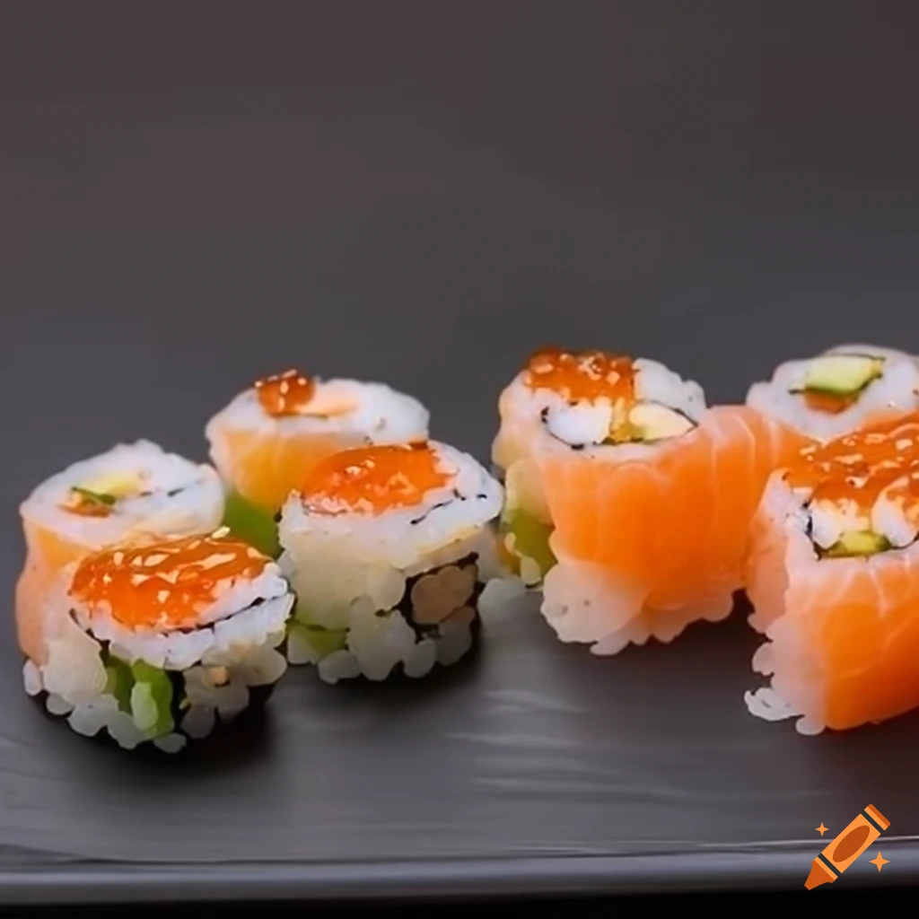 Salmon roe sushi
