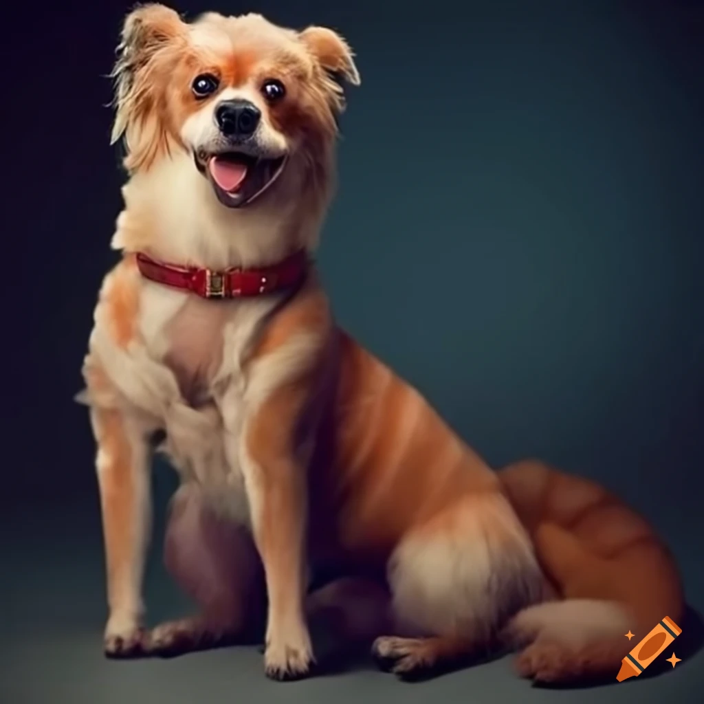 Realistic dog on Craiyon