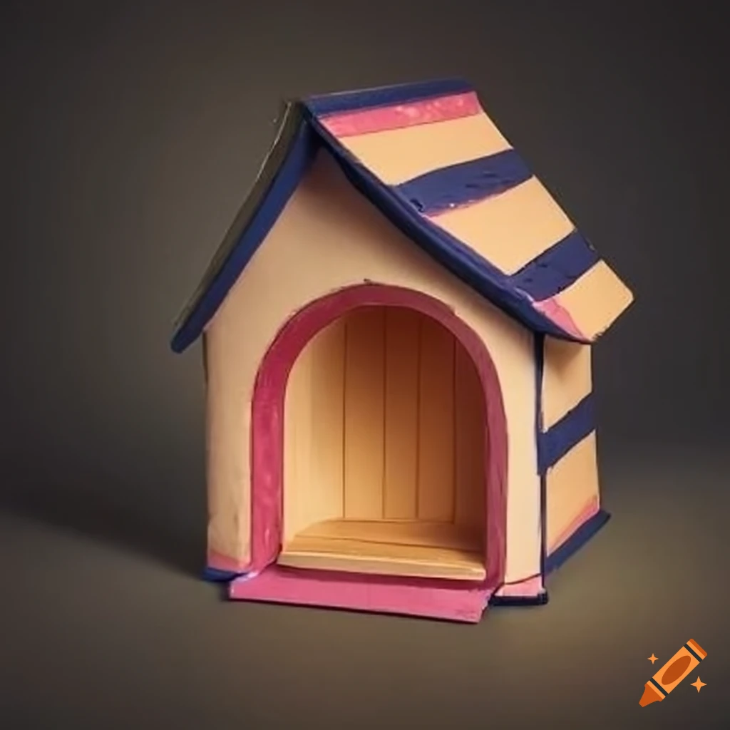 A whimsical dog house