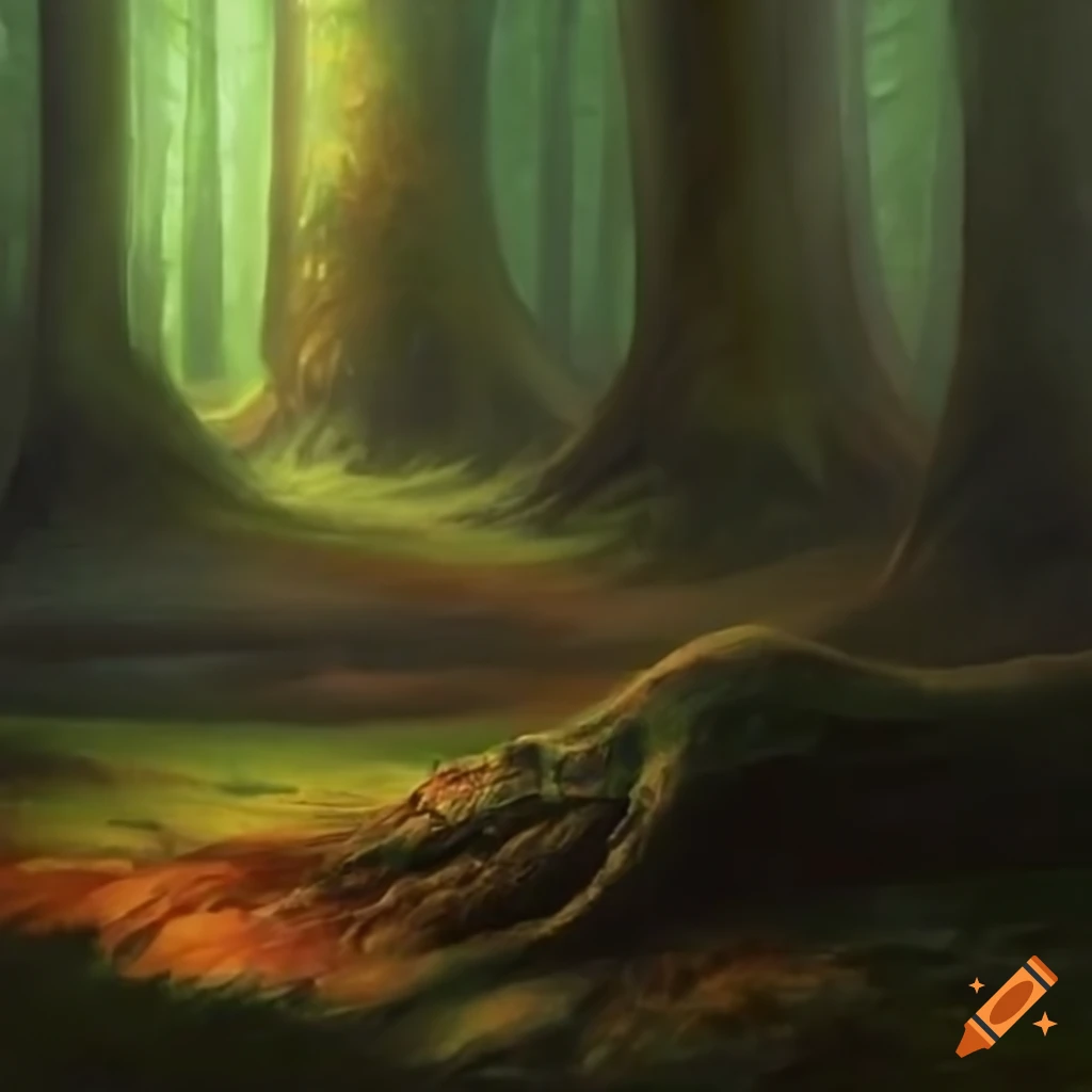 A reiver in a forest