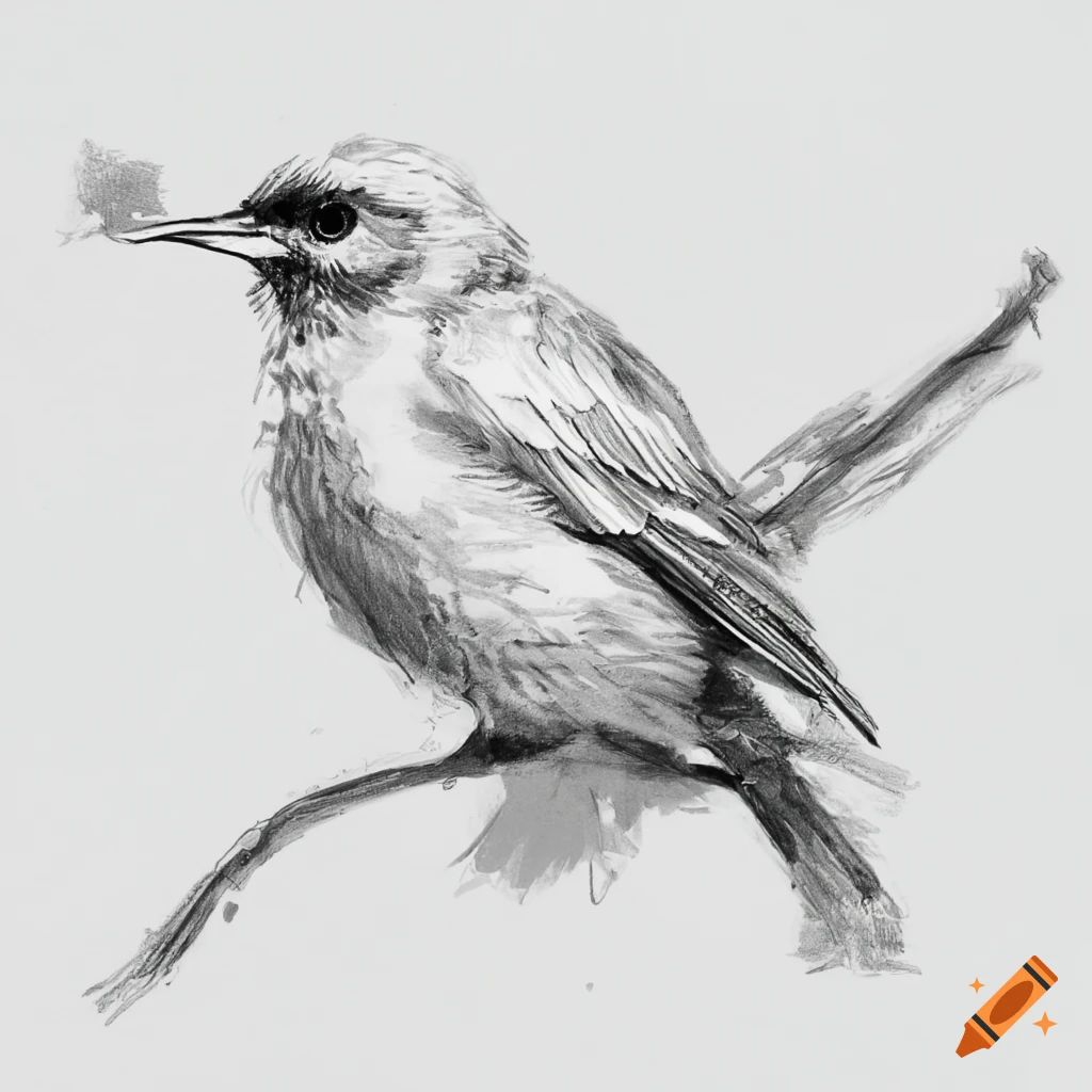 Sketch of a bird