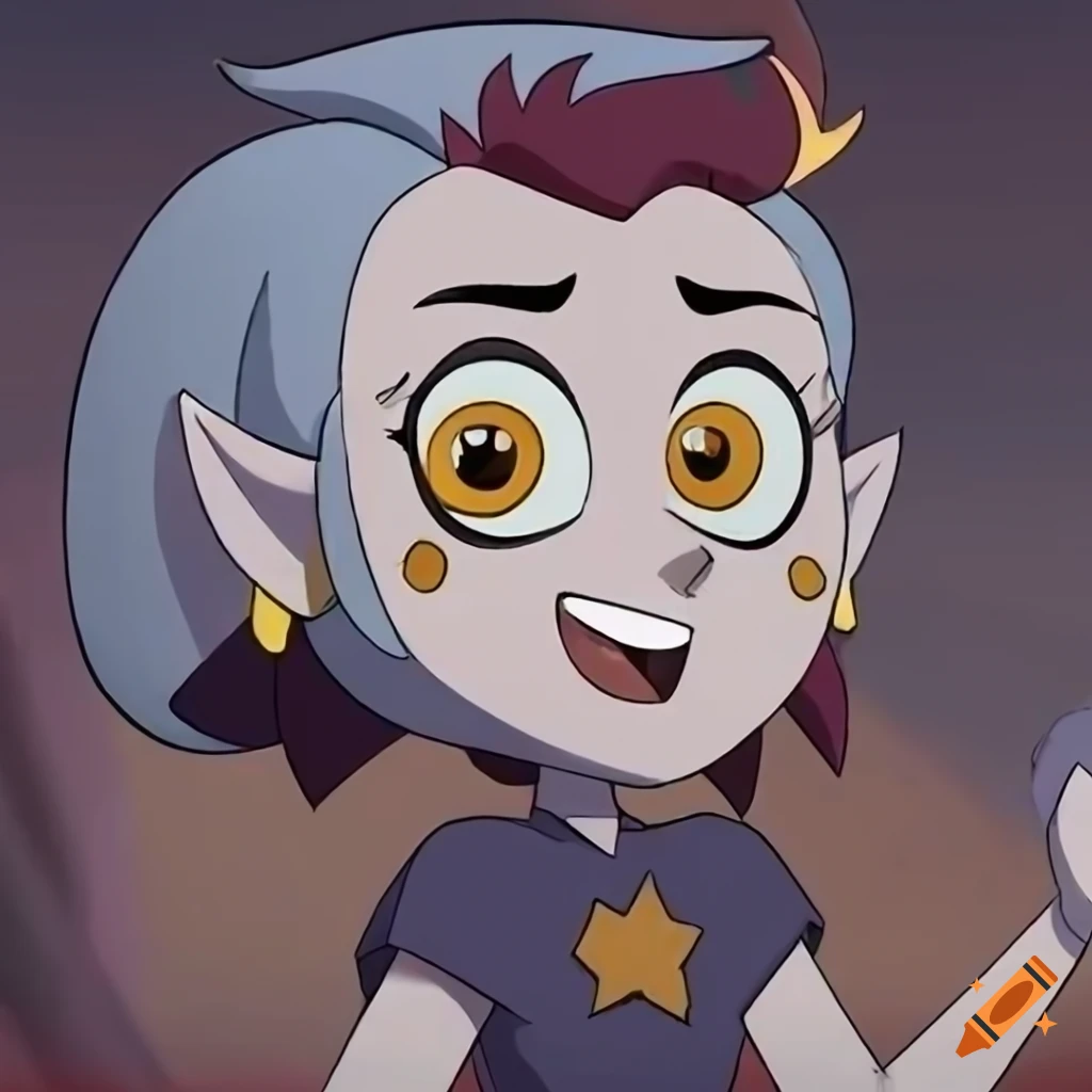 The cartoon the owl house on Craiyon