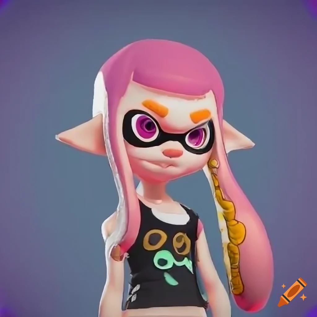 Inkling character from splatoon