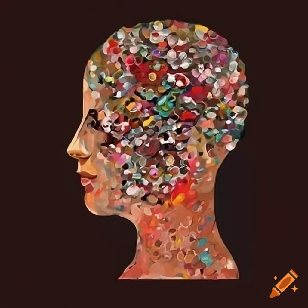 Cognition, fiction, brain, pretense, imagination on Craiyon