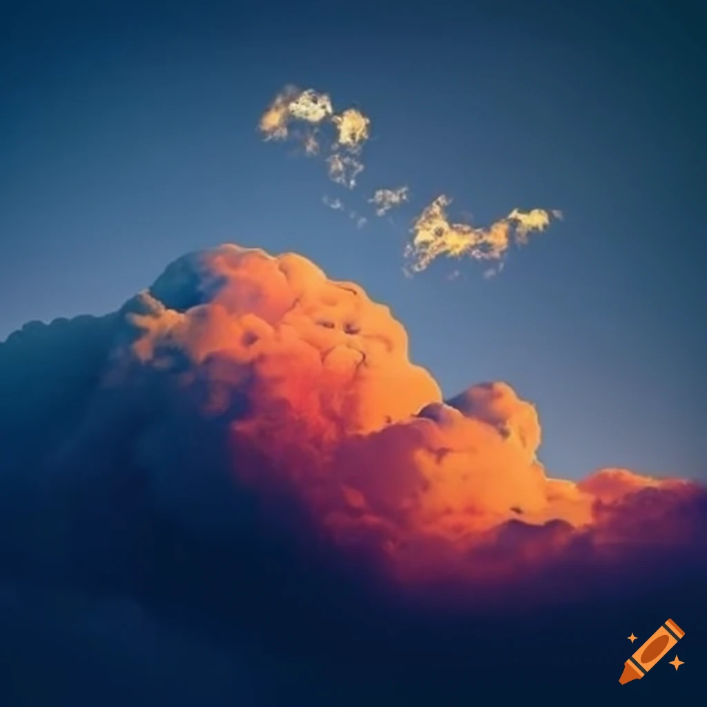 Clouds for cover art on Craiyon