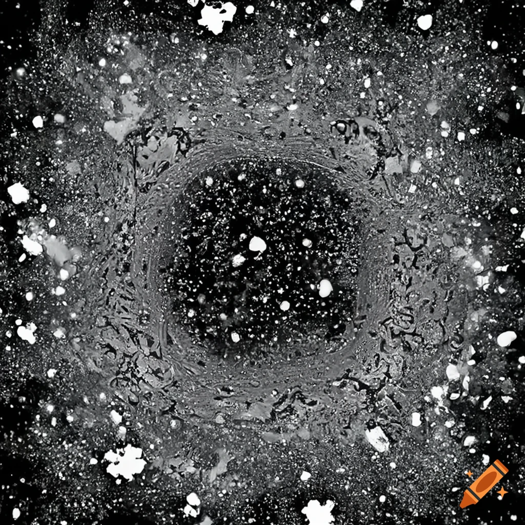 Galaxy in a glass ball on Craiyon