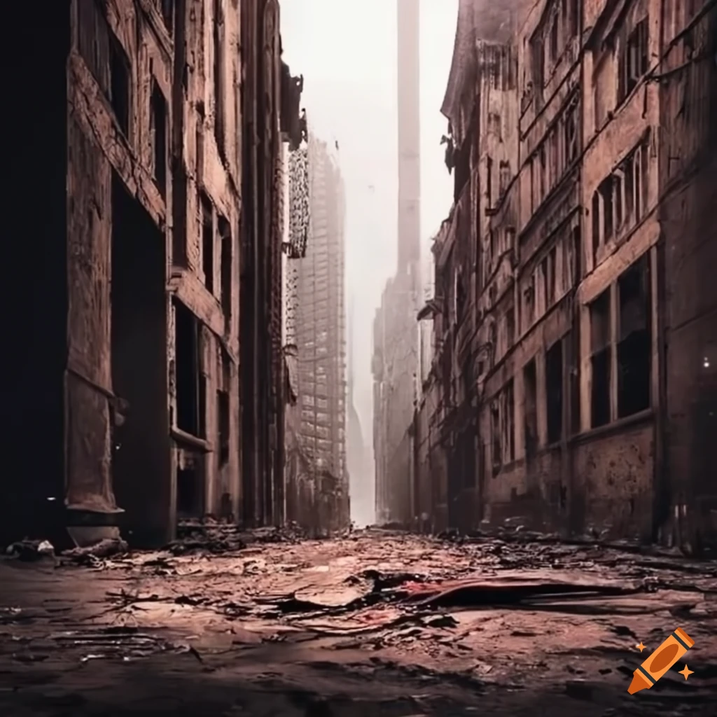 Abandoned city street