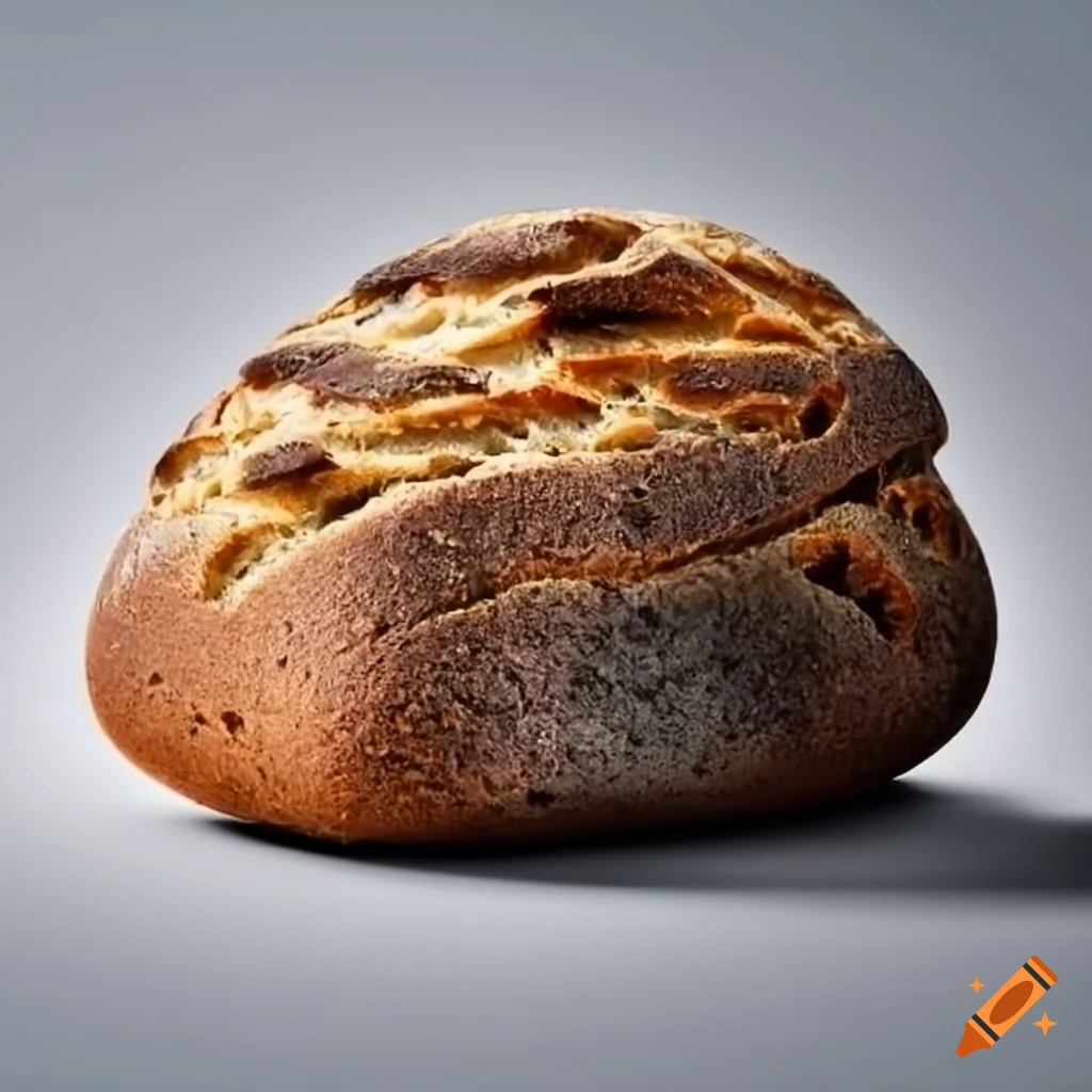 Bread loaf made of rock on Craiyon