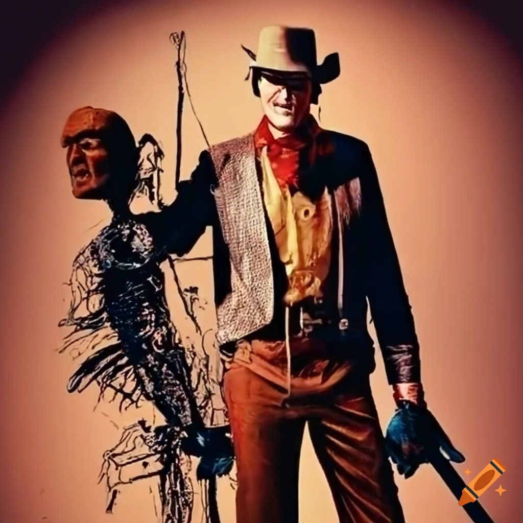 The john and wayne show on Craiyon