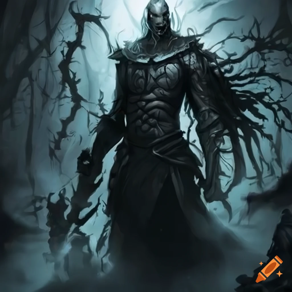 Dark fantasy hero on Craiyon