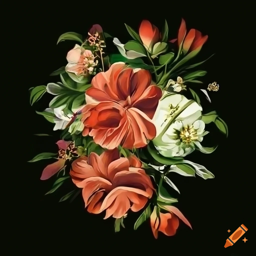 High definition flowers illustration