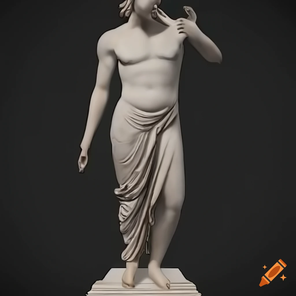 I would like to create an avatar inspired by a Greek statue for a TikTok video on Stoicism. The ...