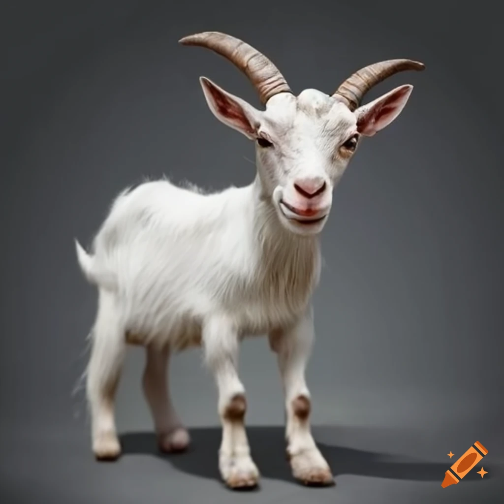 A white goat