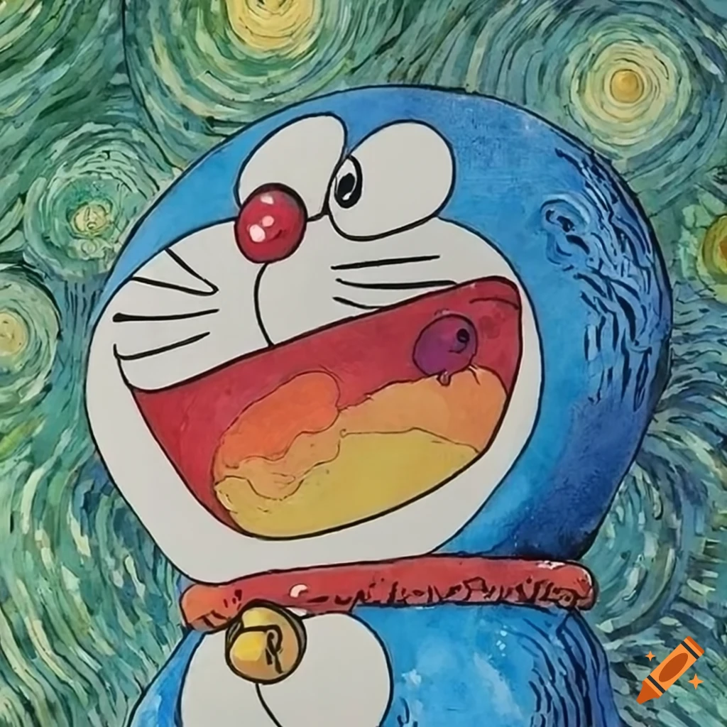 Doraemon by van gogh