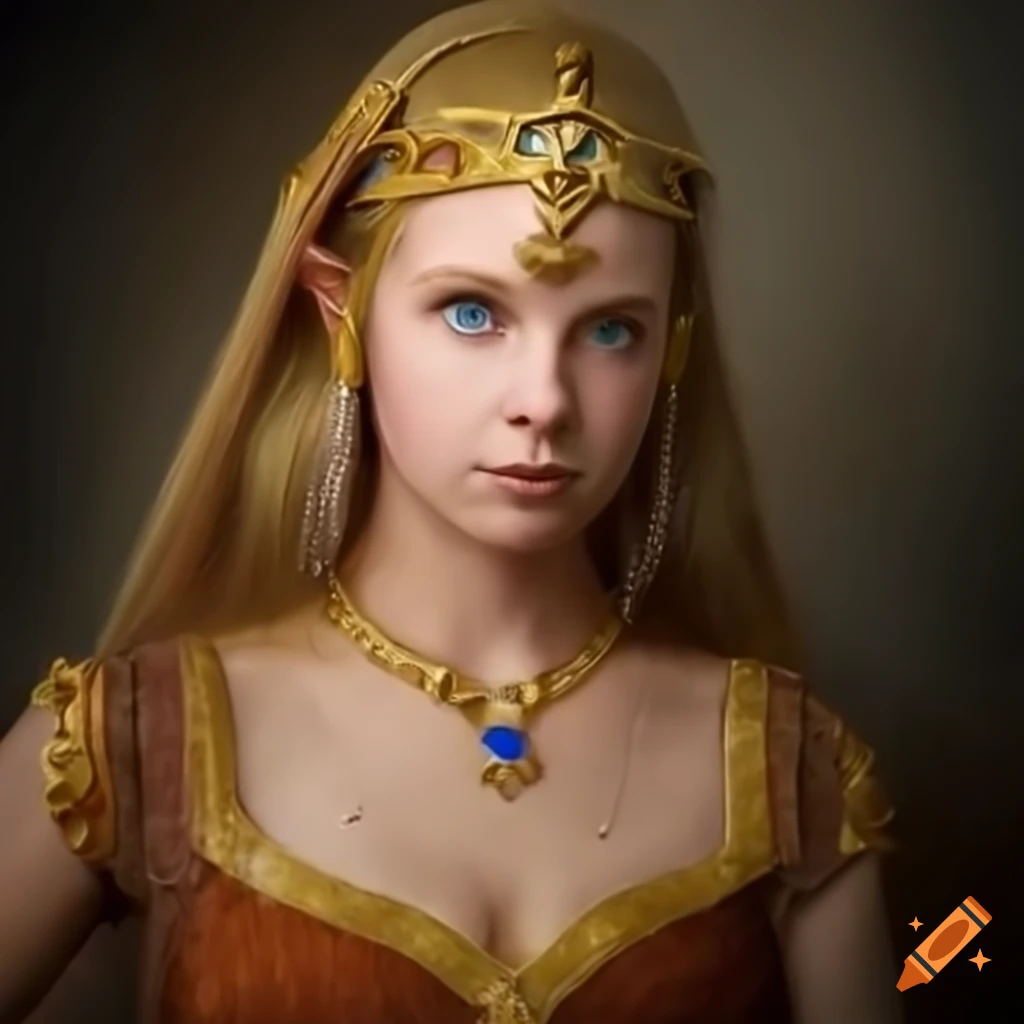 Photoreal portraits of princess zelda