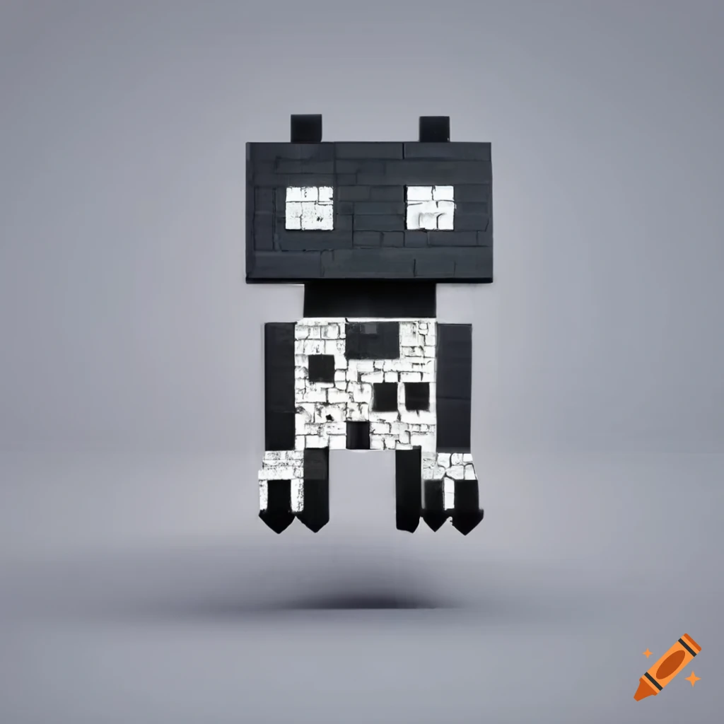 Space invader all white with plain background on Craiyon