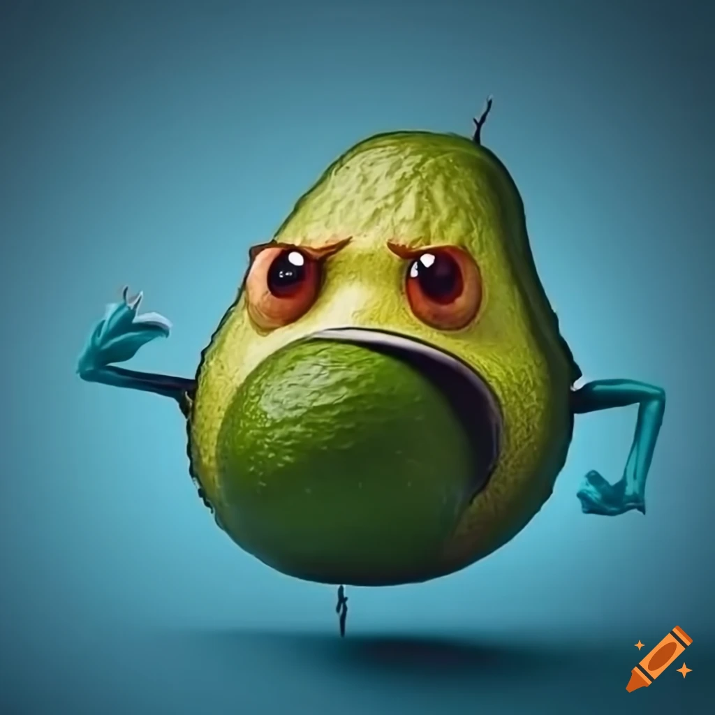 Angry avocado