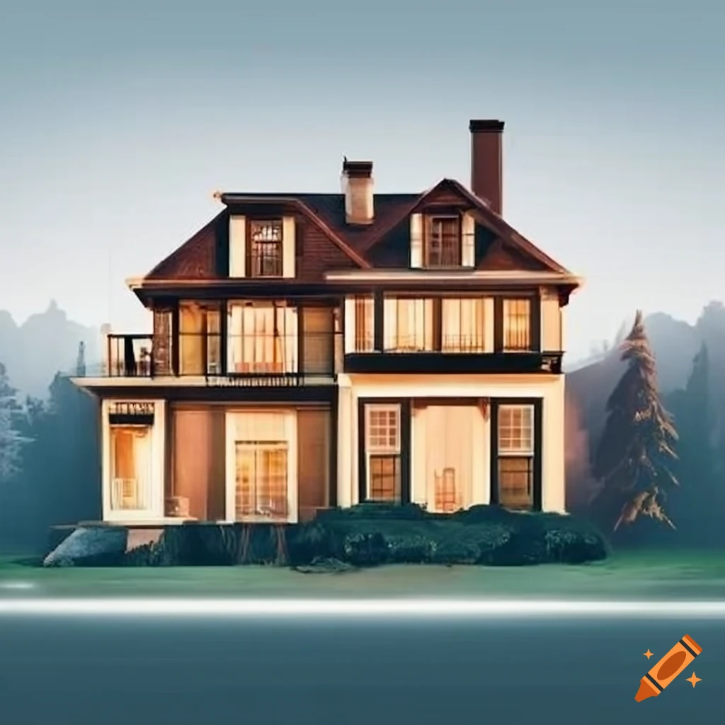 Big house with a lot of windows