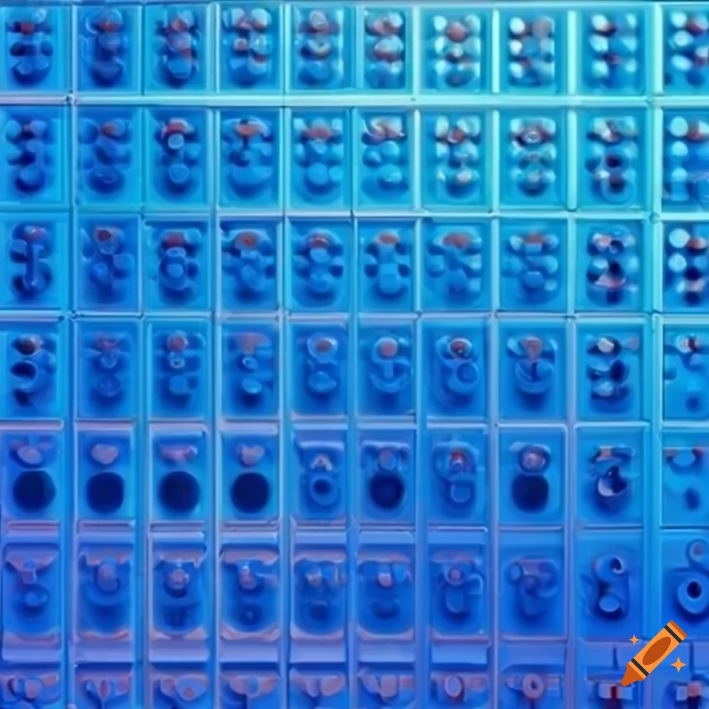 Lego red and blue pattern --tile on Craiyon