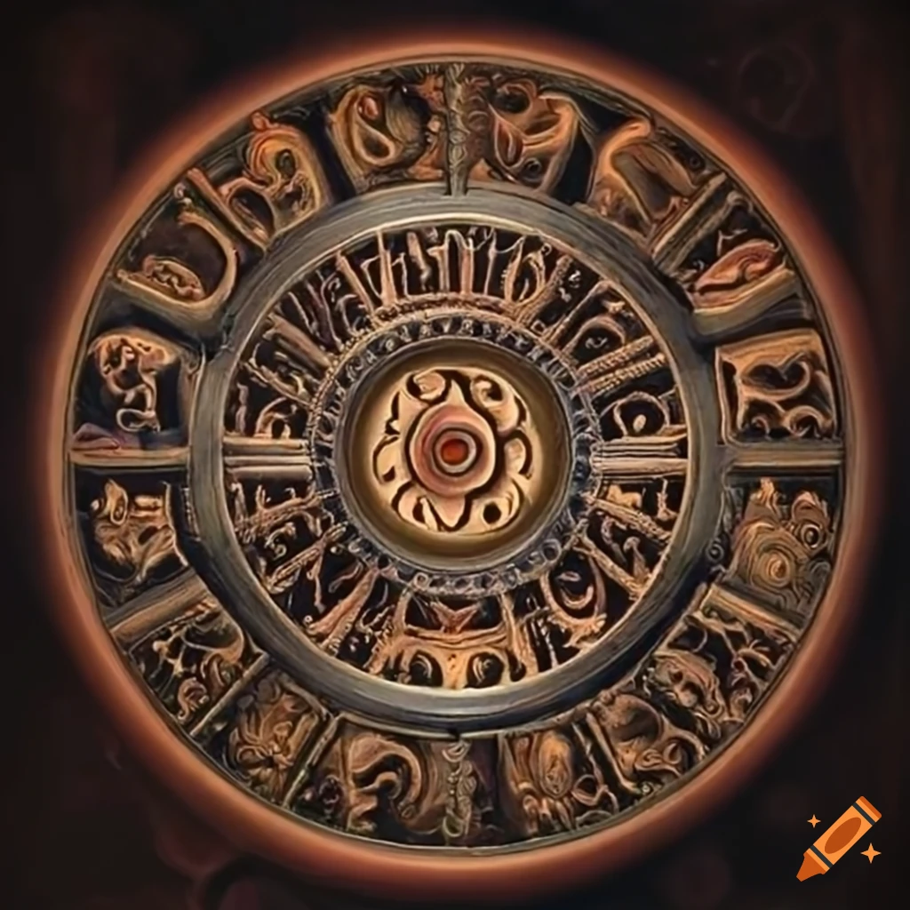 Mithuna zodiac sign in hindu culture, artistic rendering on Craiyon