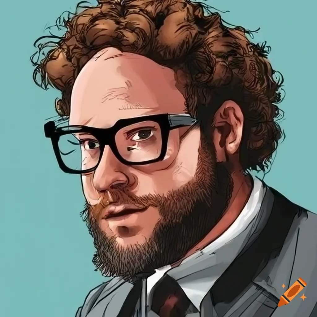 Comic book style seth rogan on Craiyon
