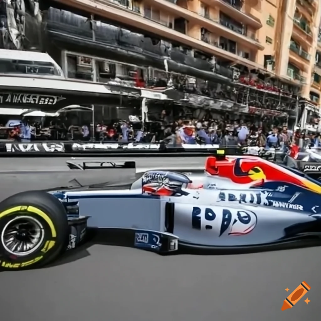 F1 bolid in monaco