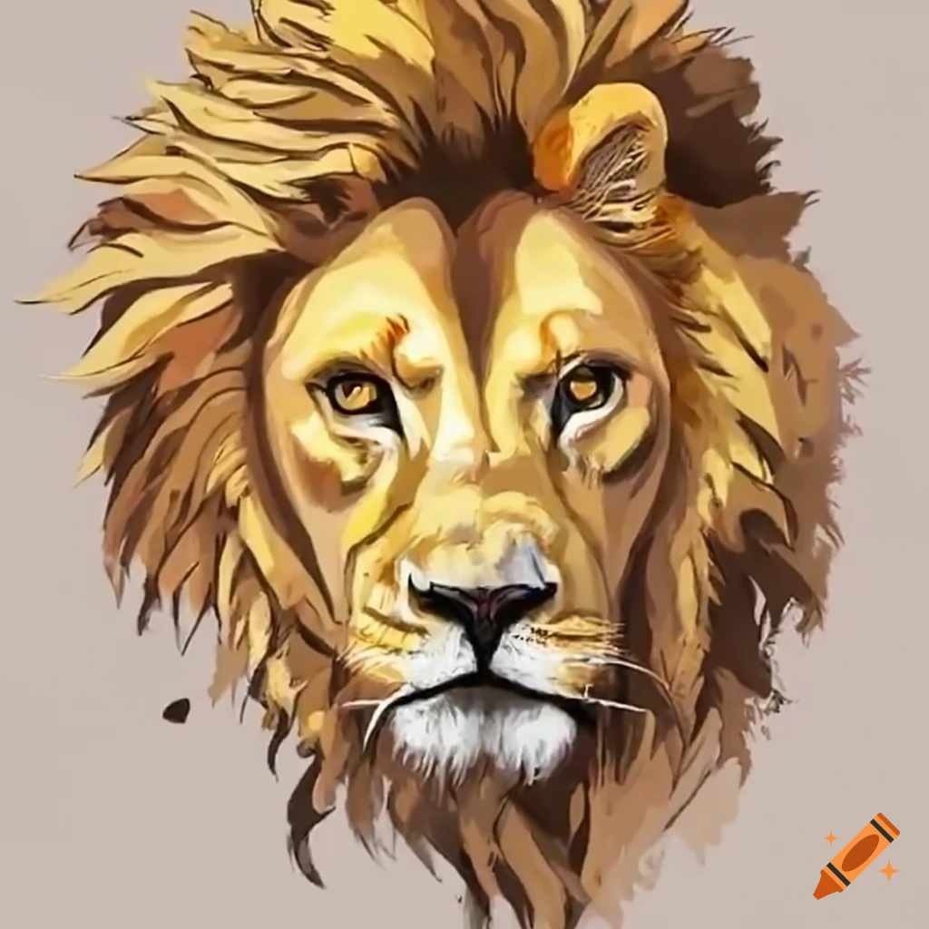Intense Face Clip Art