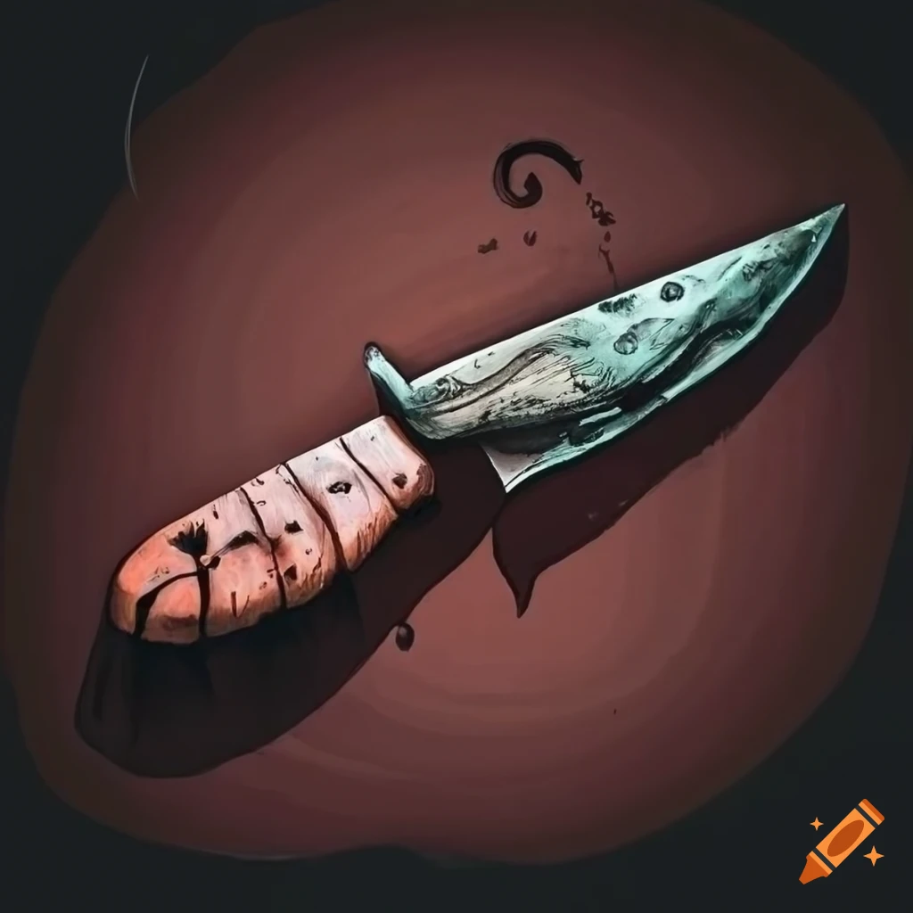 Bloody Dagger In Hand