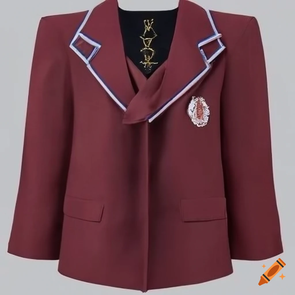 Sorcerer's student club uniform on Craiyon
