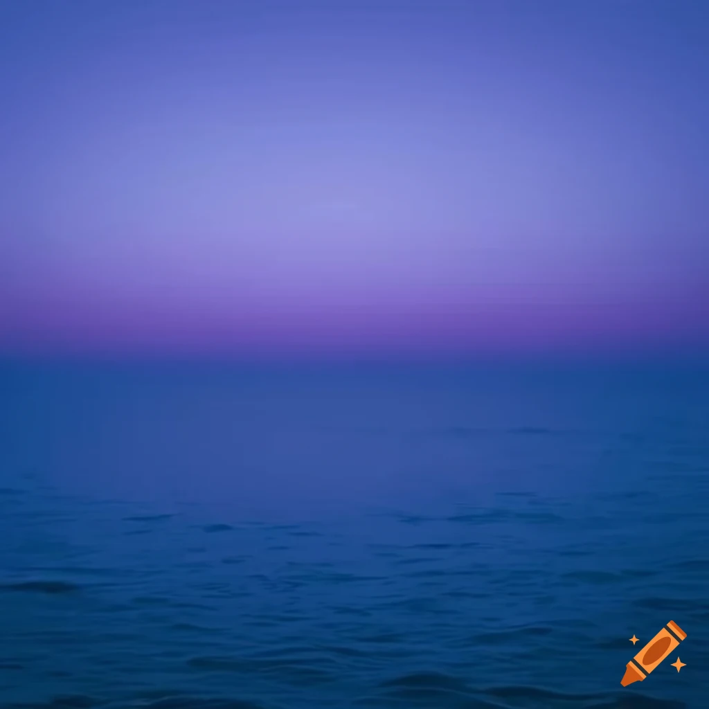 Stunning ocean gradient with a deep sea blue color