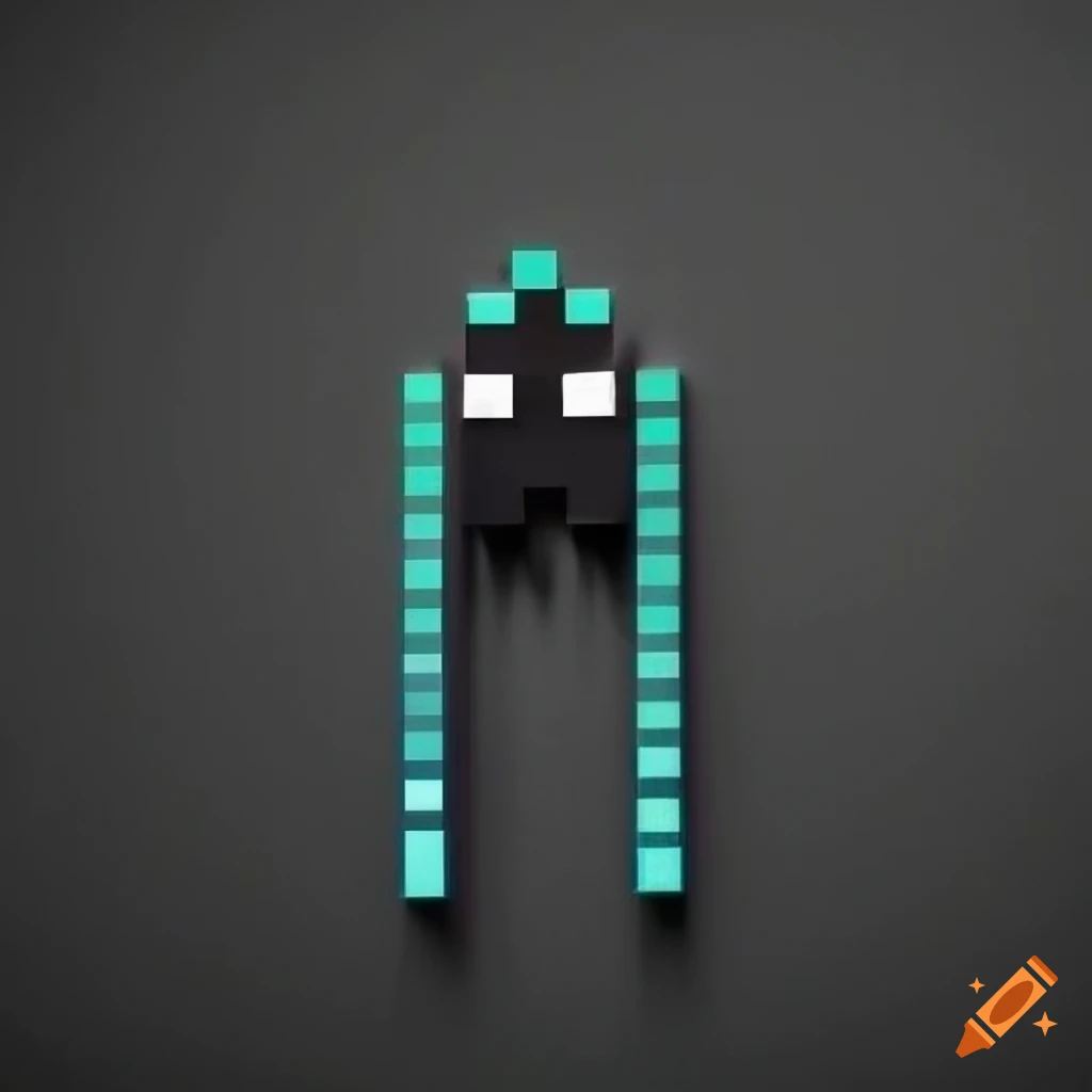 Space invader black with plain background on Craiyon