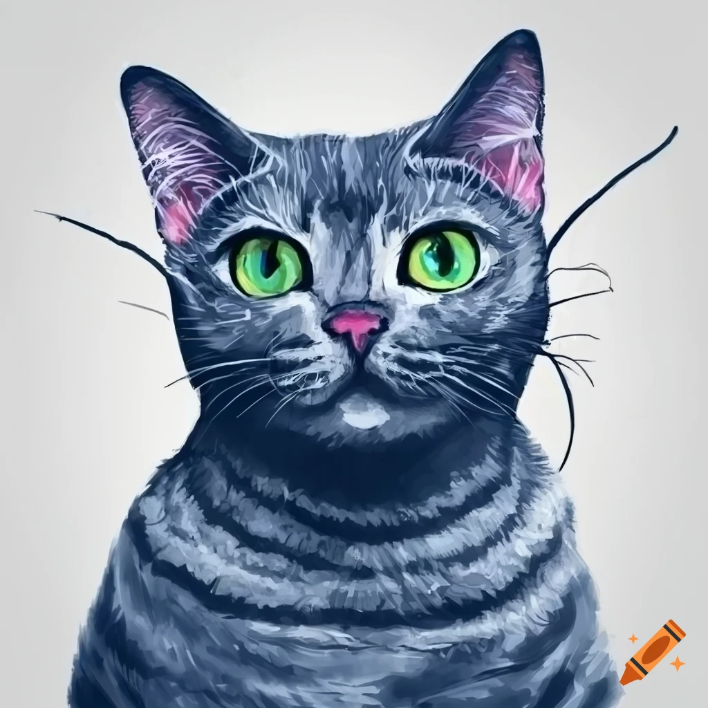 Drawing of a cat