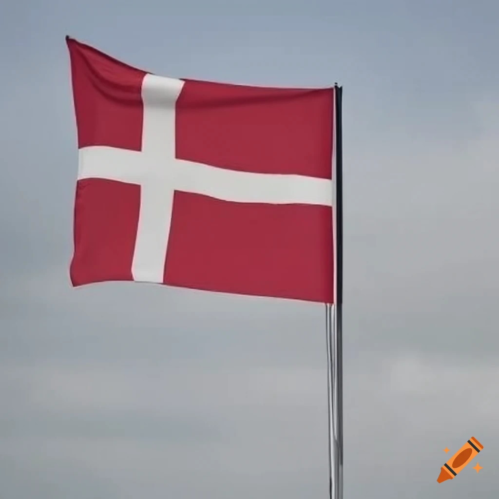 Denmark flag on Craiyon