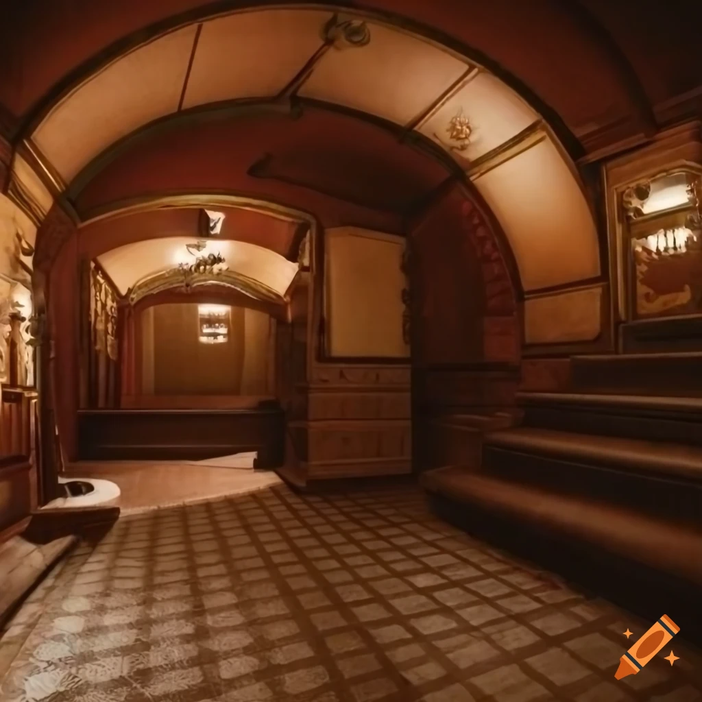 Large, spacious underground royale council room