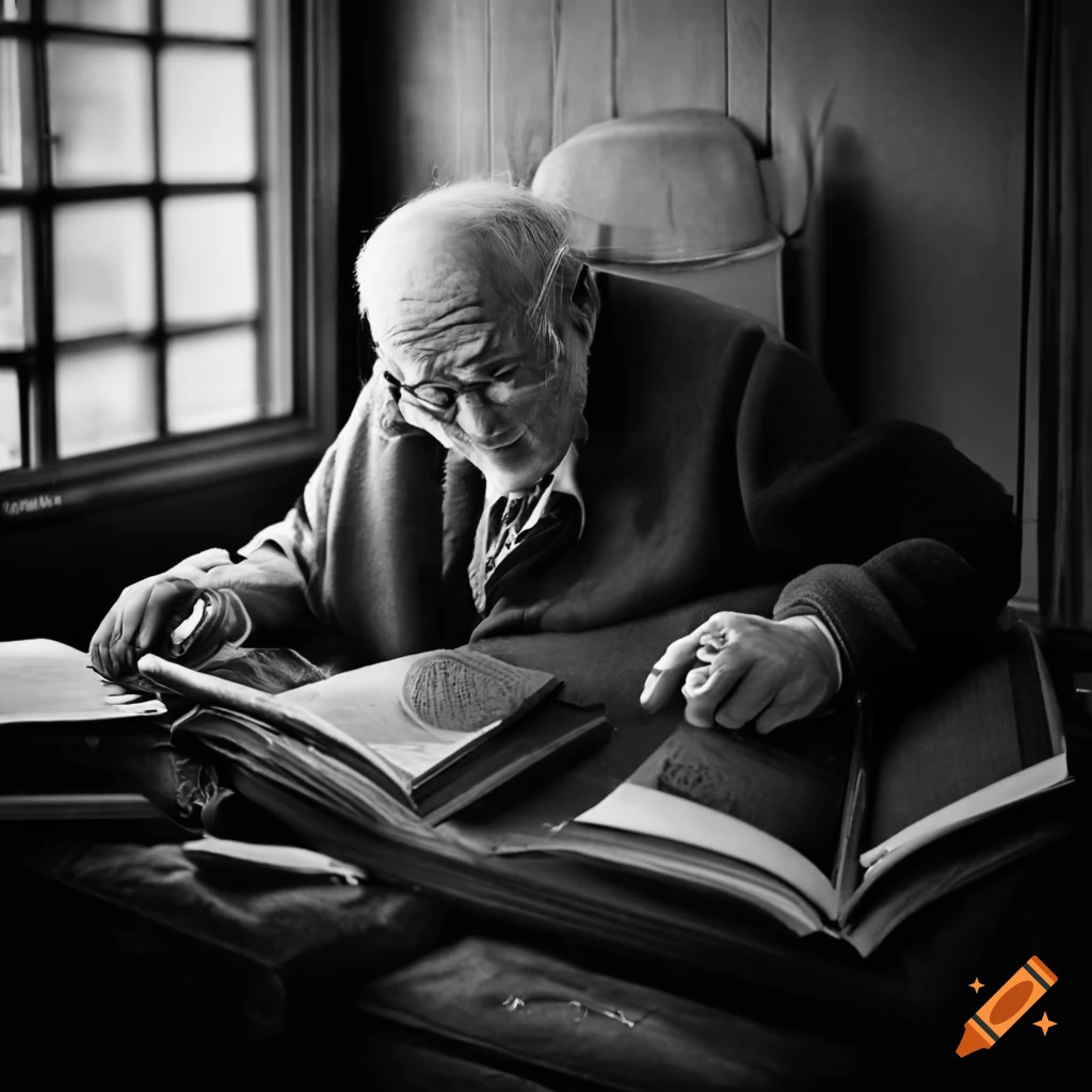 Old people studying at university