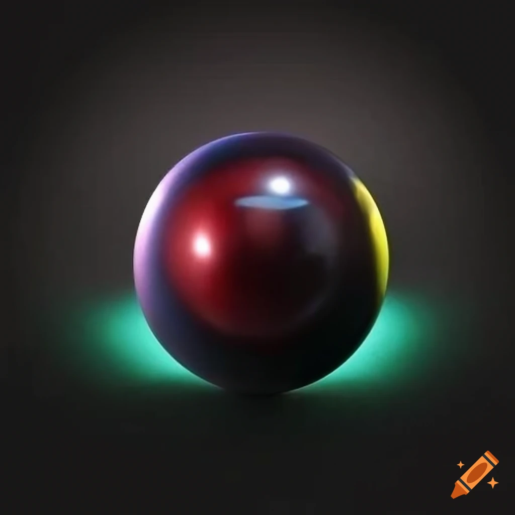 Futuristics balls of billar pool