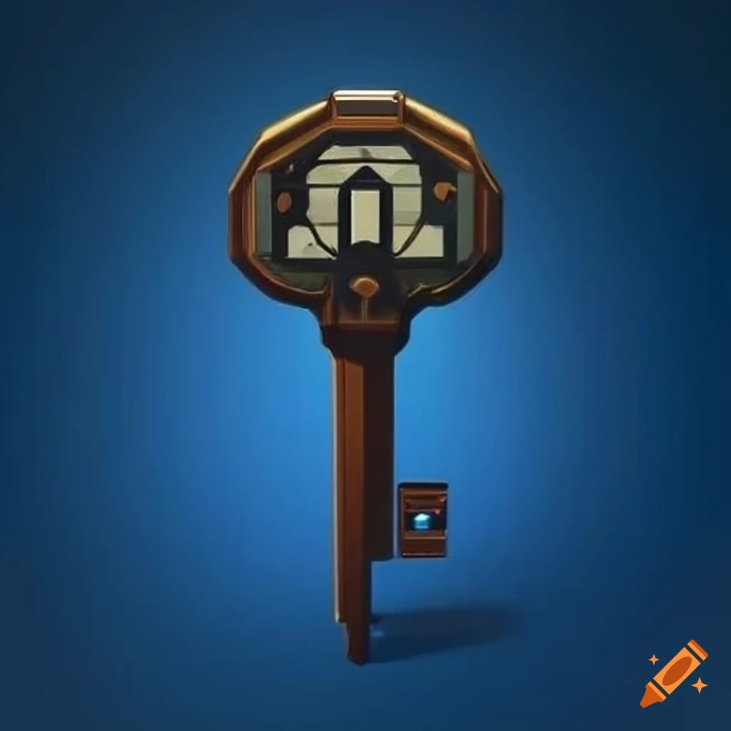 Retro key for the arcade