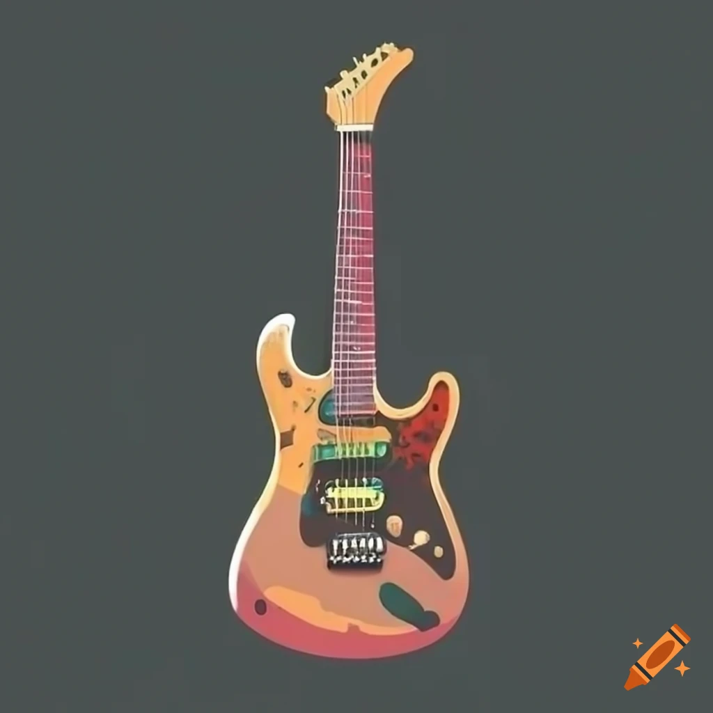 Custom electric guitar