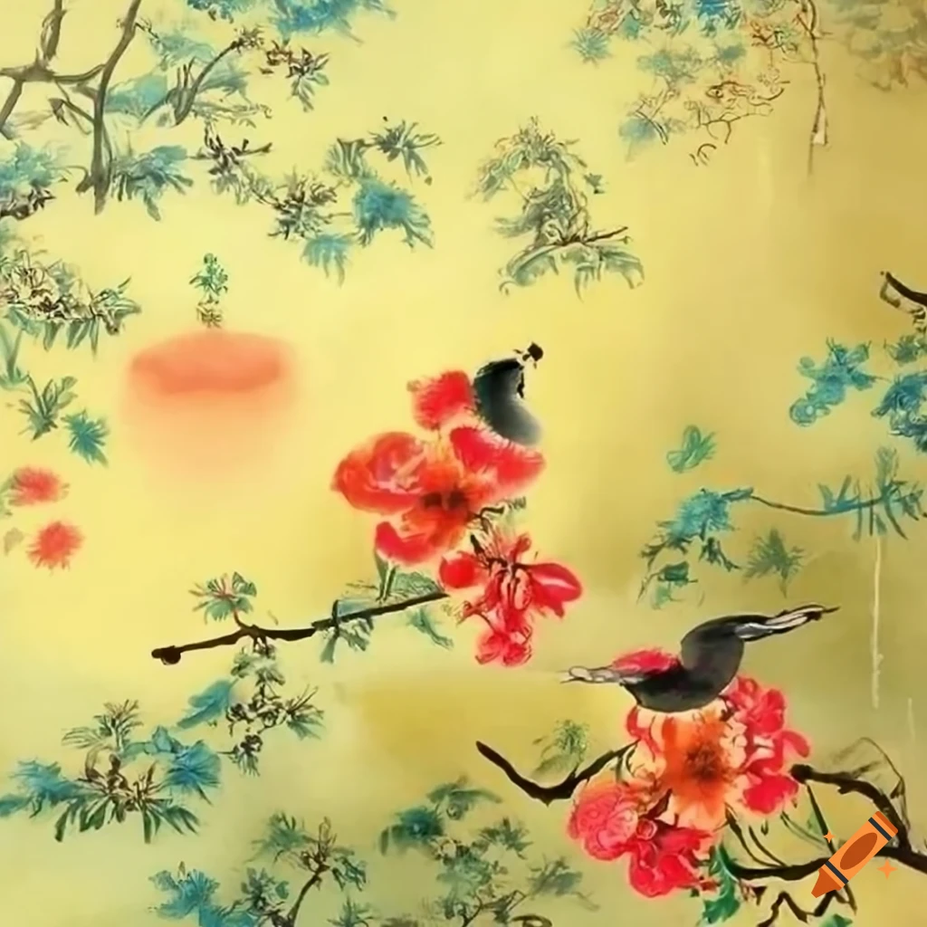Beautiful traditional chinese painting
