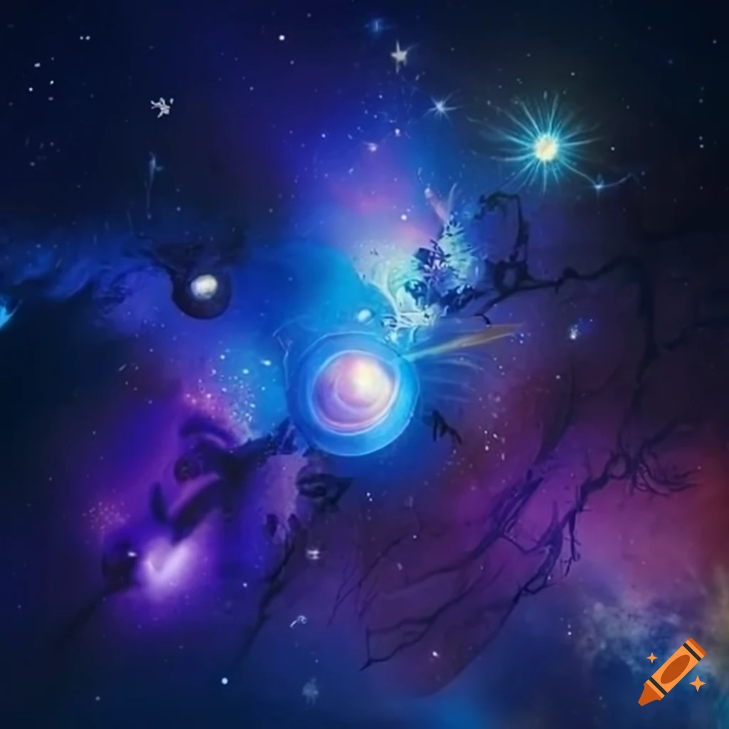 Celestial magic on Craiyon