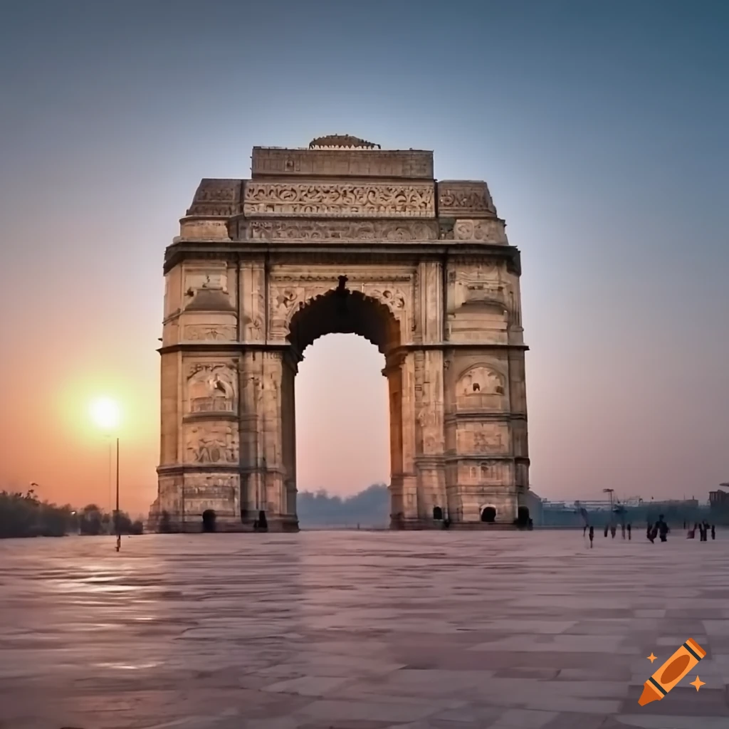 India gate on Craiyon