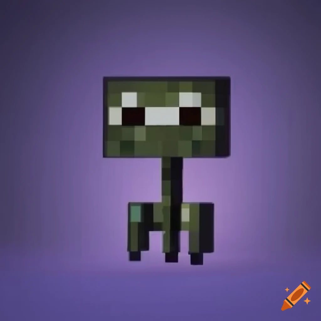 Space invader minecraft on Craiyon