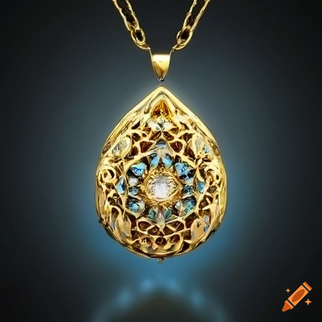 18K white and yellow gold futuristic, fantasy, freeform, and high tech ...