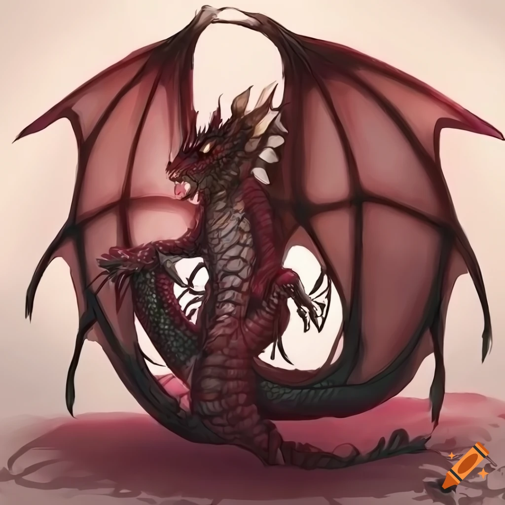 Obese dragon on Craiyon