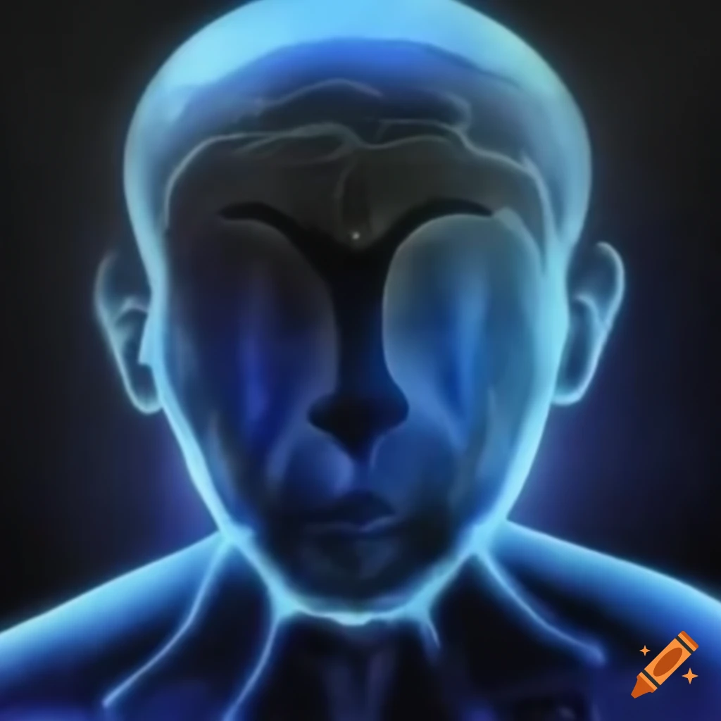 The future of the humankind is blue as the sadness