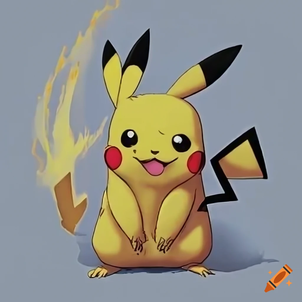 Pikachu on Craiyon